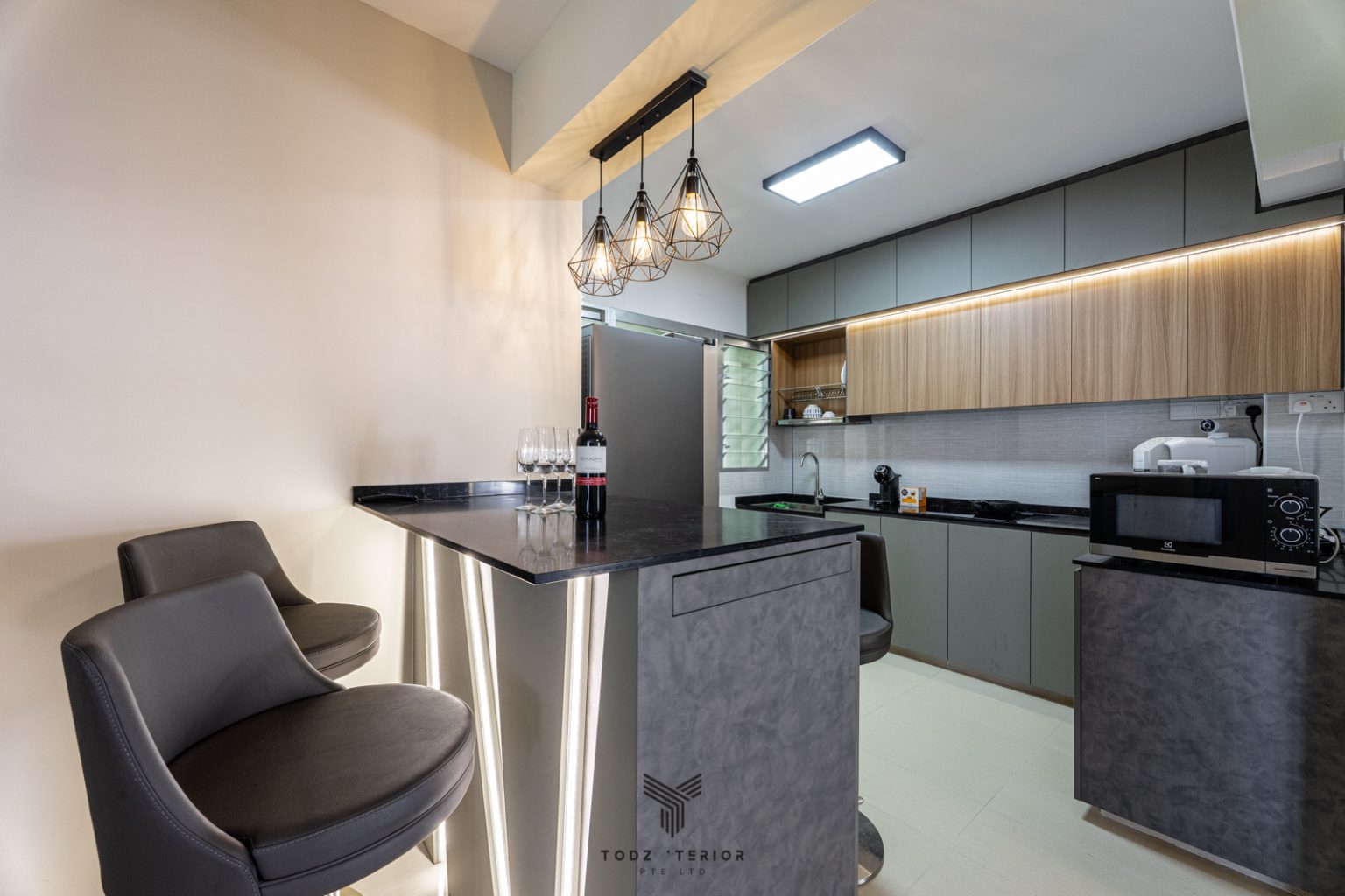 5 Ways To Refresh Your 3 Room HDB Kitchen Renovation - Todz'Terior Best ...